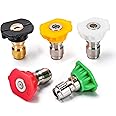 Amazon.com: Pressure Washer Tips, Set of 5 Pressure Washer Nozzle Tips ...