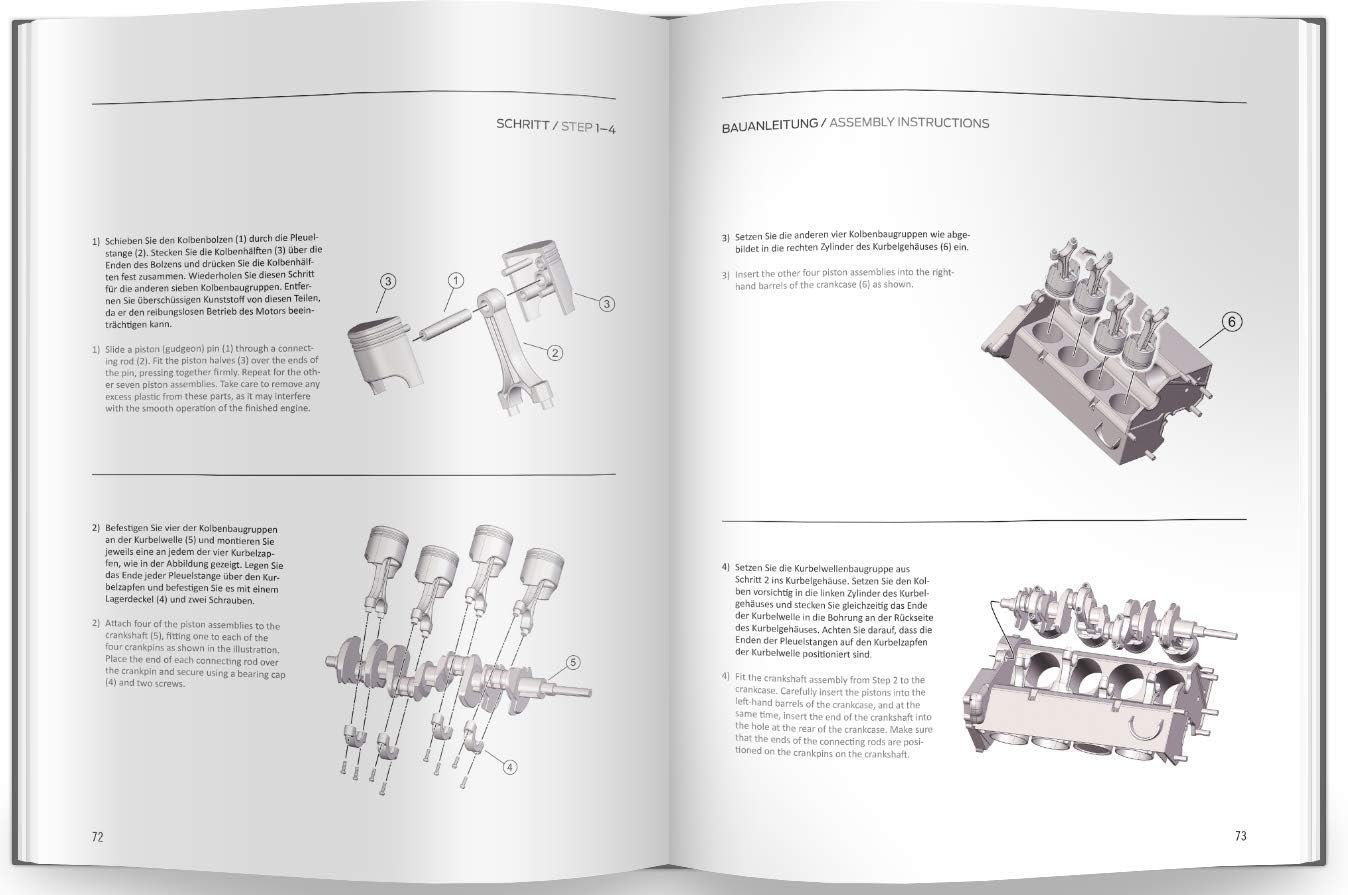 Franzis FMV019 Ford Mustang V8 Model Engine Kit – BigaMart