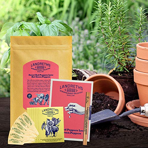 Landreth's Heirloom Vegetable Seed Starter Kit Bundle - Sweet and Spicy ...