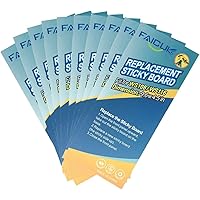 Trapro Replacement Glue Board WS108 Wall Sconce Fly Light Trap - Pack ...