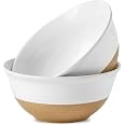 Amazon.com: Hasense Serving Bowls, 9 Inch Ceramic Salad Bowls for ...