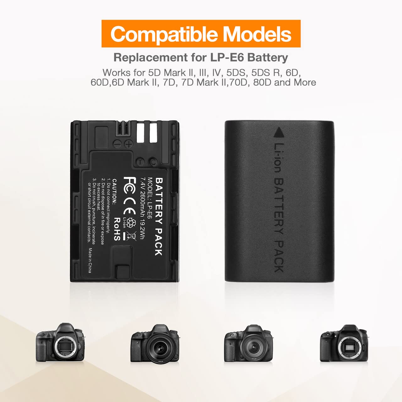Mua LP-E6 LP E6N Replacement Camera Batteries and Rapid Dual Charger ...