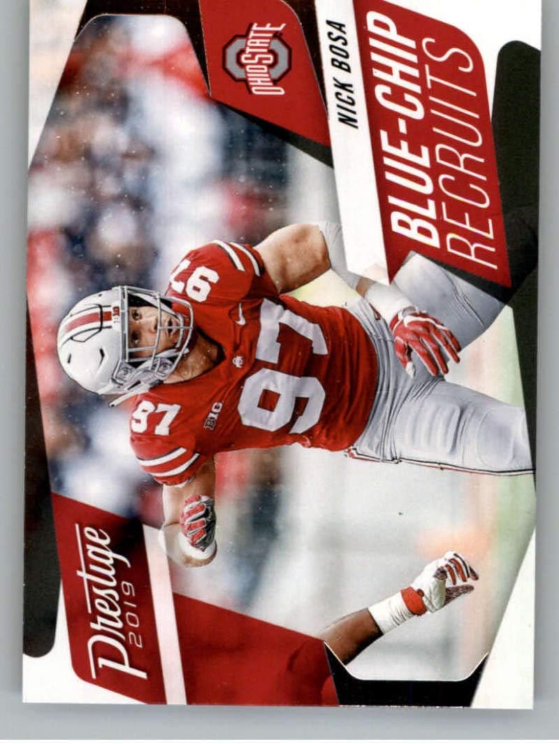 Amazon.com: 2019 Panini Prestige Blue Chip Recruits #BC-NB Nick Bosa ...