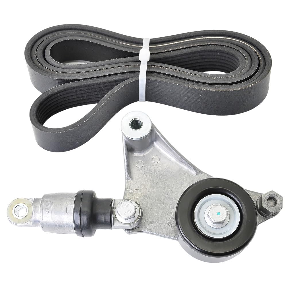 Drive Belt Tensioner Assembly With Serpentine Belt Compatible with 2001 ...