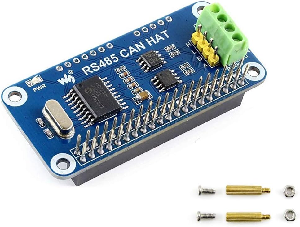 IBest RS485 CAN HAT for Raspberry Pi Zero/Zero W/Zero WH/2B/3B/3B+ Allows Stable Long-distance ...