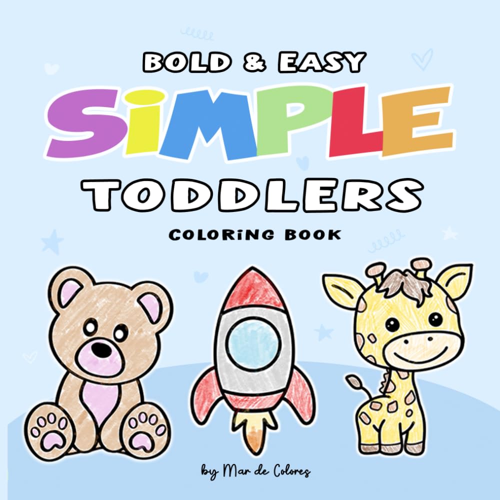 Mua Simple Coloring Book Toddlers: Simple and Easy Coloring Book for ...