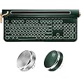 Amazon.com: FINEDAY Keyboard 2.0, Blue Switch, Retro Wireless ...