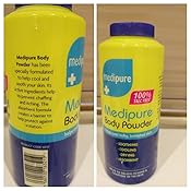 3 x MEDIPURE Medicated Body Powder 100% TALC FREE 200g (600g): Amazon ...