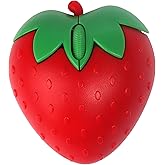 Amazon.com: Wireless Bluetooth Mouse Cute Fruit Strawberry Shape Mouse ...