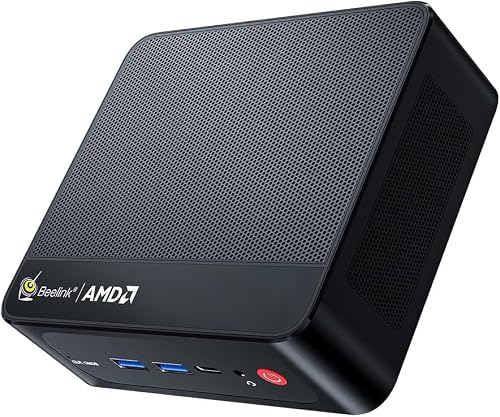 Beelink SER Mini PC W11 Pro, AMD Ryzen 5 5500(6C/12T up to 4 GHz), 16GB ...
