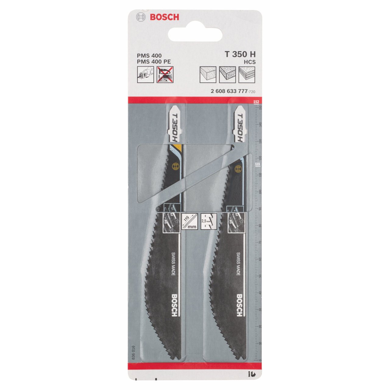 Bosch Professional 2608633777 Multisaw Blade T 350 H, Black: Amazon.co ...