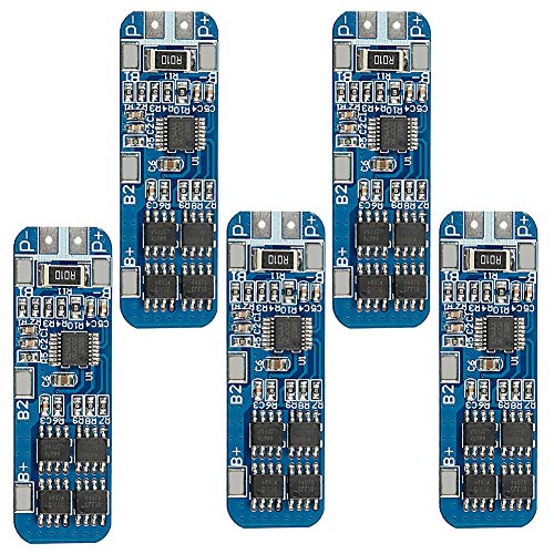 ALMOCN 5PCS 3S BMS Module 12V 10A 18650 Lithium Battery Protection ...