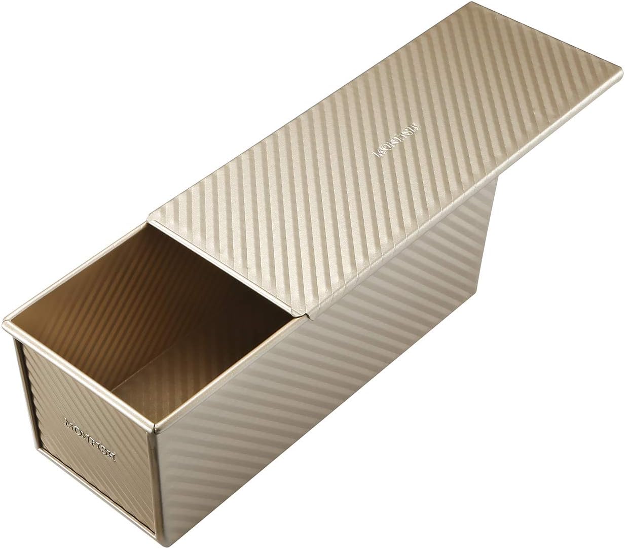 Loaf Pan W Lid Pullman Bread Pan 2lb Aluminumed Steel Commercial Grade Loaf Pan W Lid Pullman Bread Pan 2lb Aluminumed Steel Commercial Grade