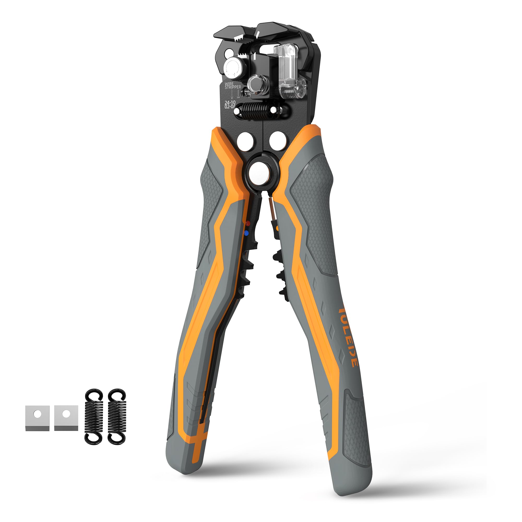 TULEDE 3-In-1 Self Adjusting Wire Stripper, Stripper/Cutter/Crimping ...