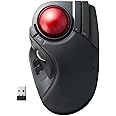 Amazon.com: ELECOM HUGE Trackball Mouse, 2.4GHz Wireless, Finger ...