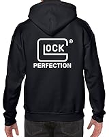 Glock Perfection Gun Weapon Hoodie Pullover Hood: Amazon.co.uk: Clothing