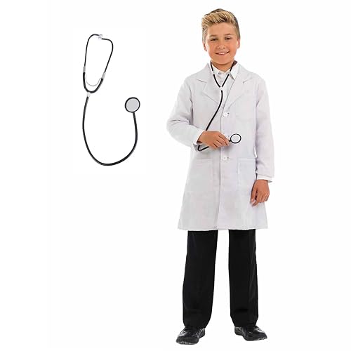 fun shack Doctor Costume for Kids, Kids Doctor Costume, Kids Doctor ...
