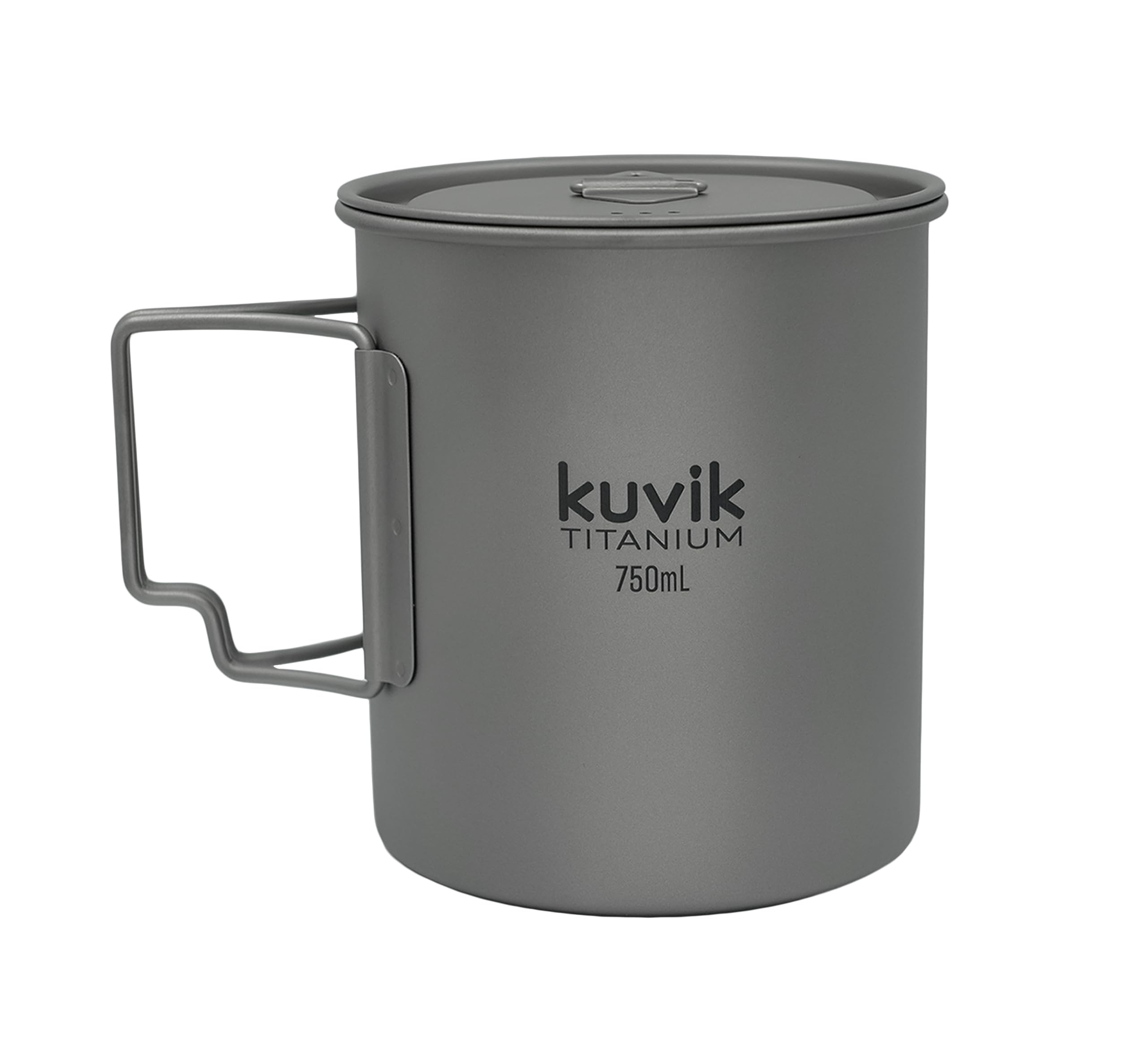 Mua 750ml (25.4 oz) Titanium Pot with Lid - Ultralight and Compact Pot ...