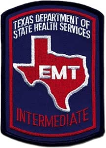 Amazon.com: Texas Emergency Medical Technician Intermediate Patch 10 Pk ...