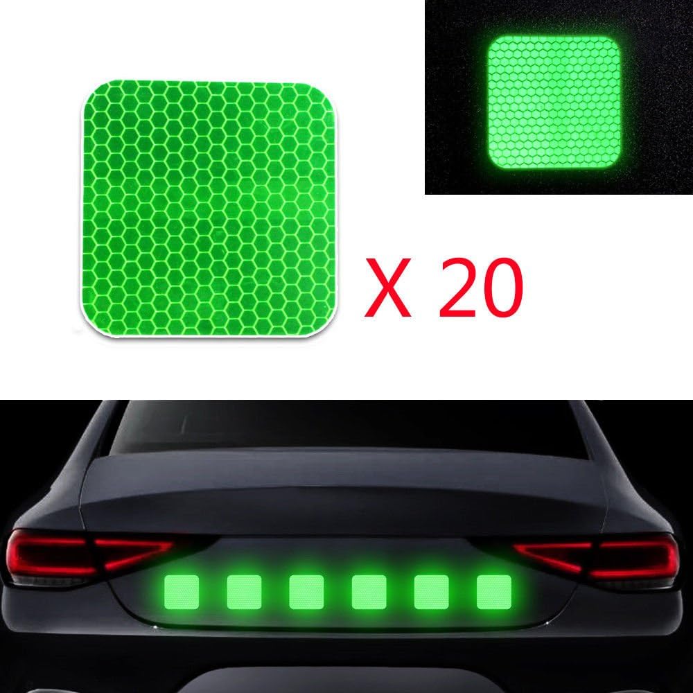 20x High Intensity Grade Reflective Safety Warning Tapes Stickers Self ...