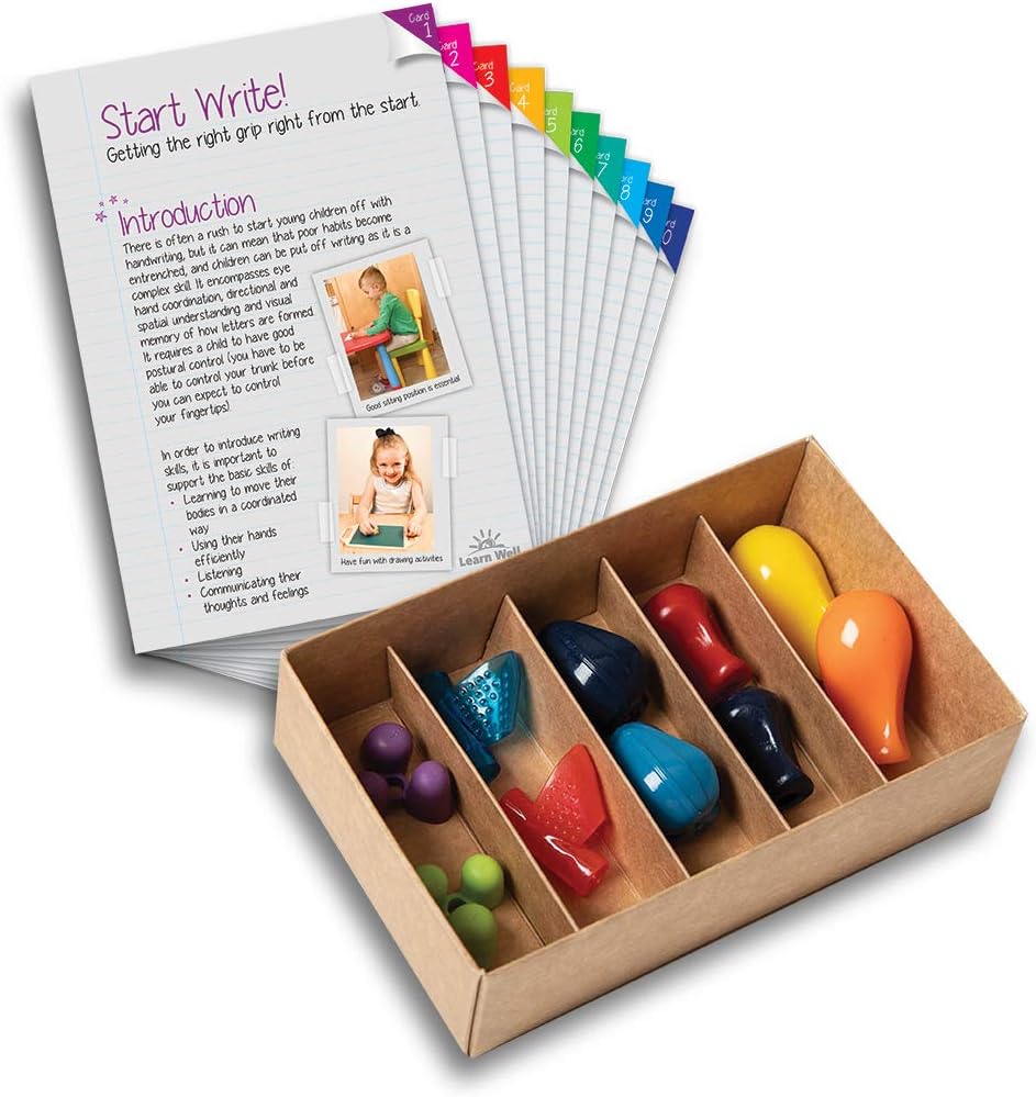 Start Write Handwriting Kit – Includes 10 assorted pencil grips – BigaMart