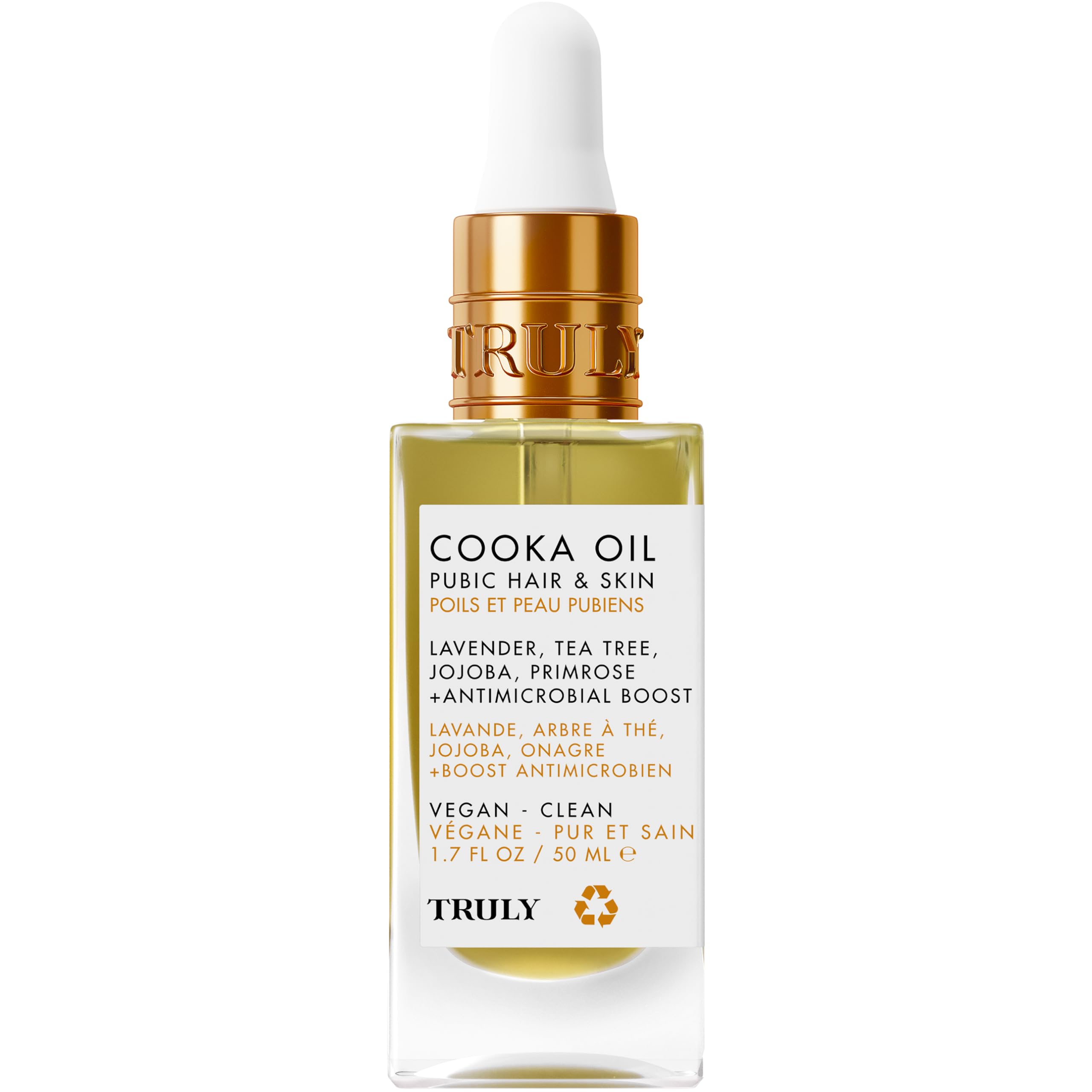 Truly Beauty Cooka Oil - Pubic Hair and Skin Softening Oil - Hydrating ...