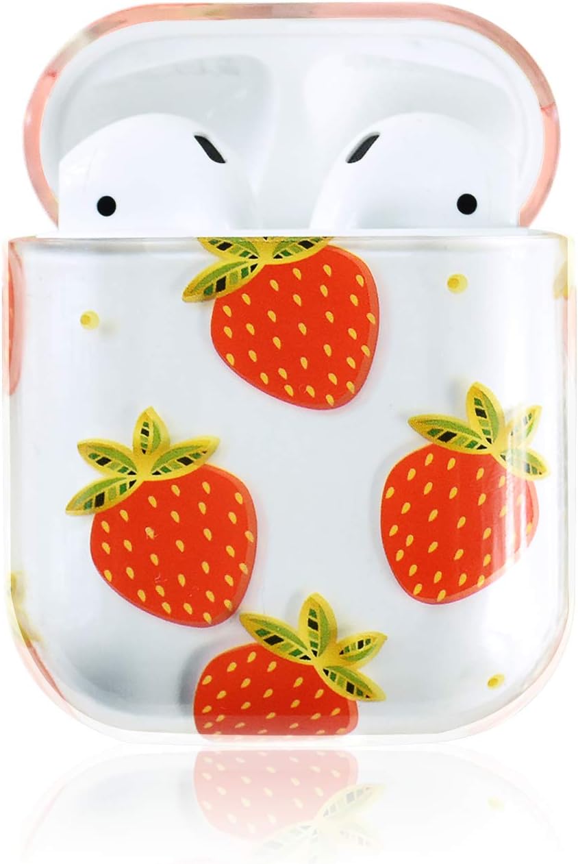 Ownest Compatible with AirPods Case with Girls Cute Clear Smooth PC ...