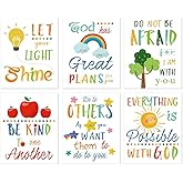 Amazon.com: HLNIUC Colorful Rainbow Art Print,Kids Inspirational Quote ...