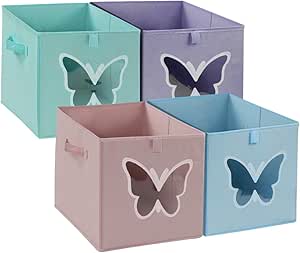 Amazon.com: Storage Cubes Organizer Container,12x12 Foldable Plastic ...