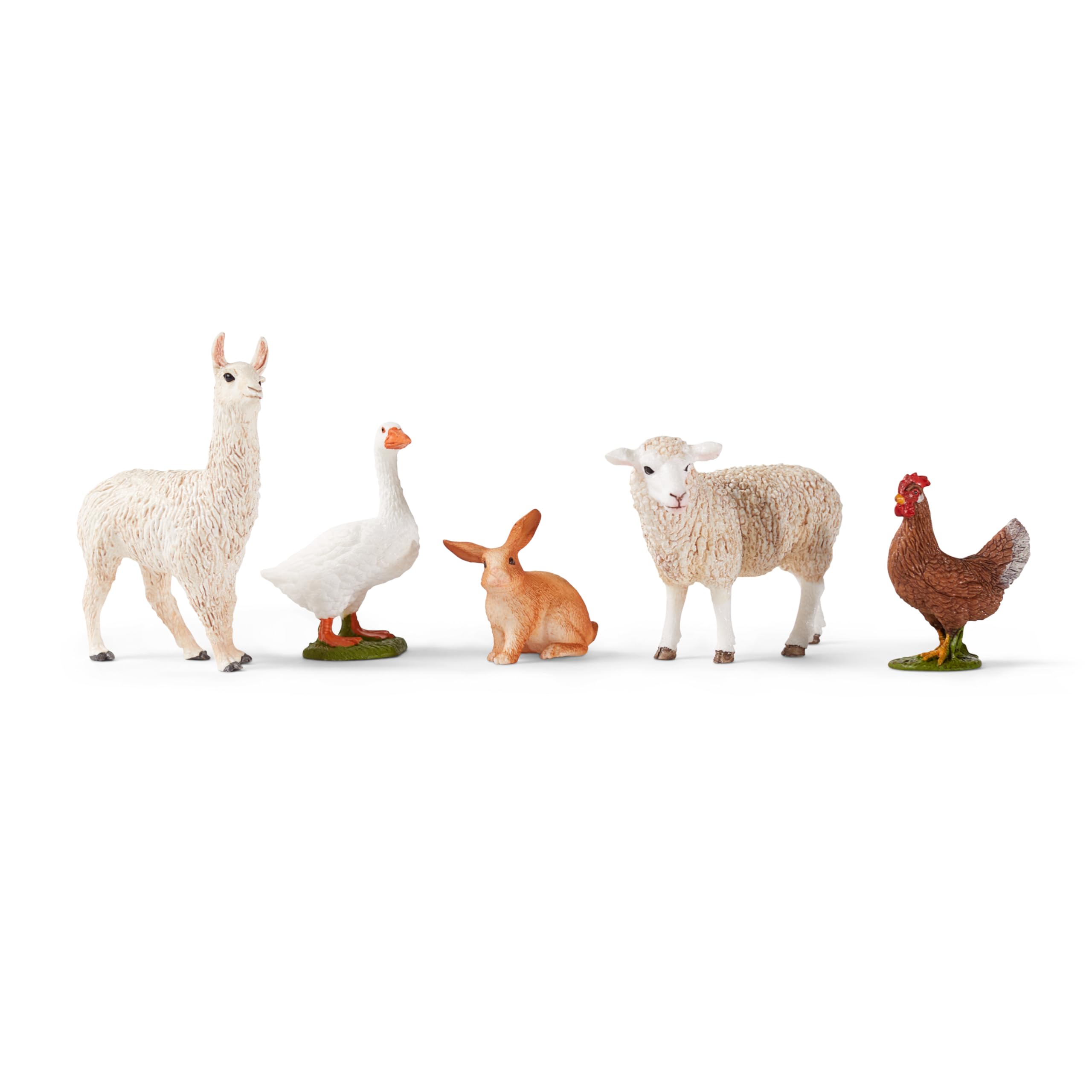 Mua Farm World 5-Piece Farm Animal Toy Set including Cute Llama, Rabbit ...