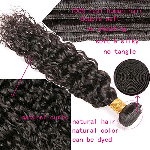 Bk Beckoning Water Wave Weave 3 Bundles 100% Brazilian Virgin Human ...