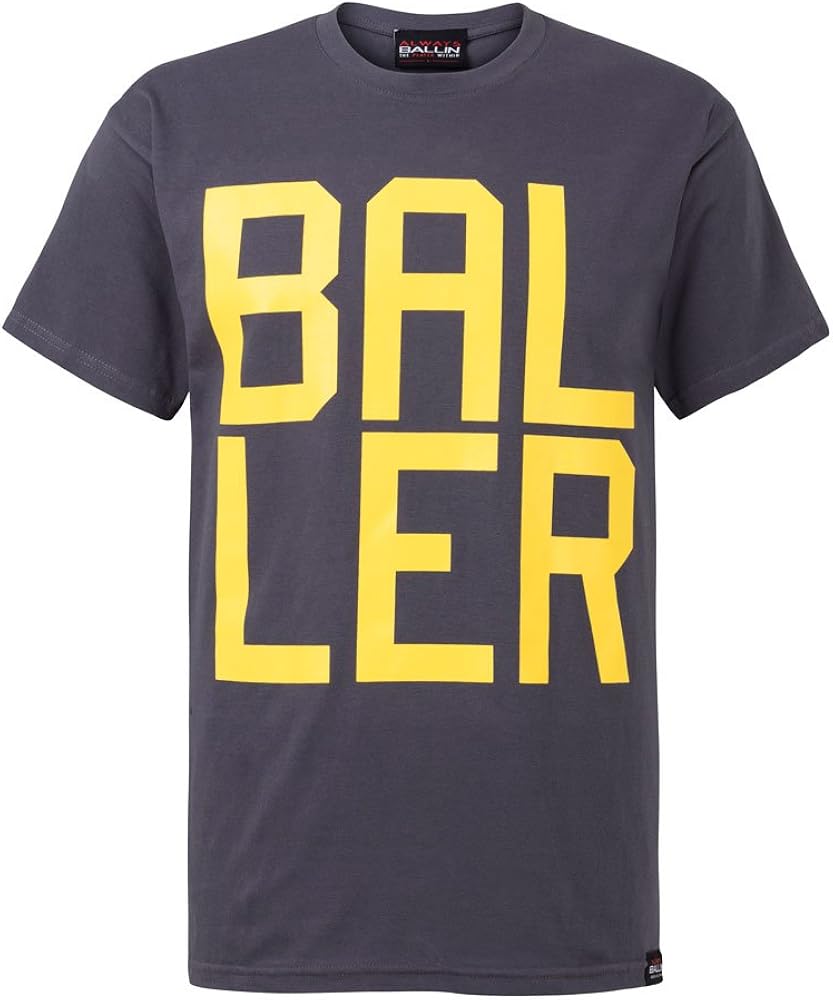 Baller Mens T-Shirt: Amazon.co.uk: Clothing
