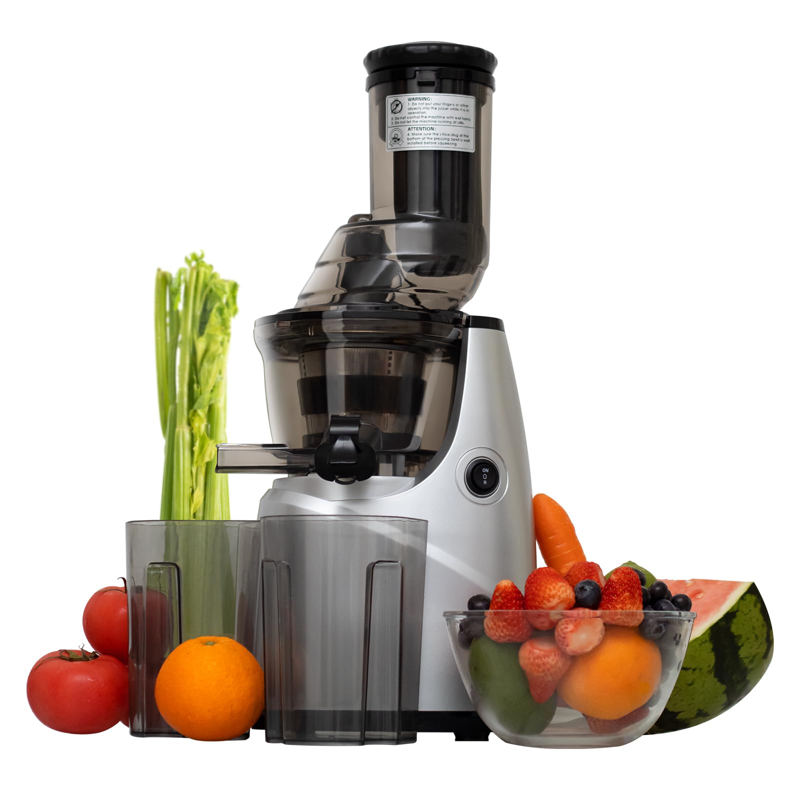 Cold Press Juicer Machines, iuTink Powerful Slow Masticating Juicer ...