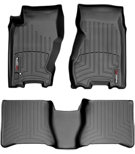 Floor Liner WeatherTech Black FloorLiner - Custom Fit For Dodge Durango ...