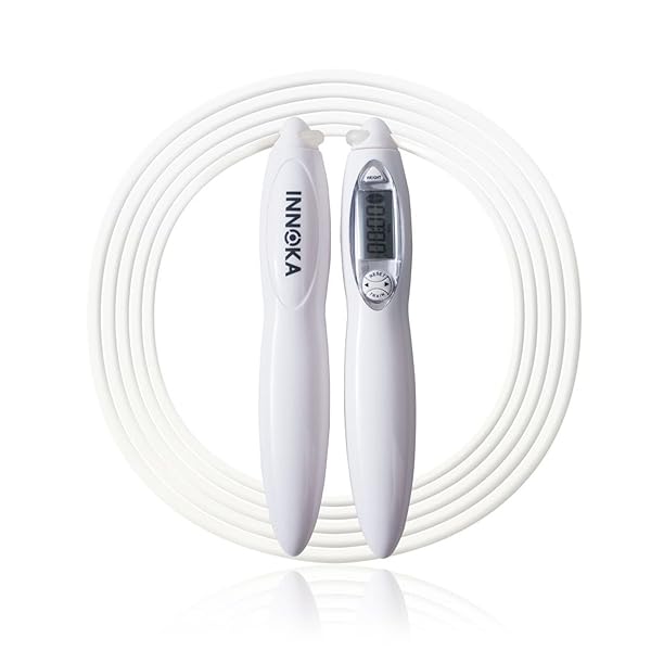 INNOKA Adjustable Jump Rope, Digital Skipping Rope Best for Fitness ...