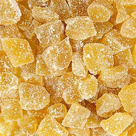 Crystallised Ginger Crystalised Stem Ginger Root Chunks Dice Cubes ...