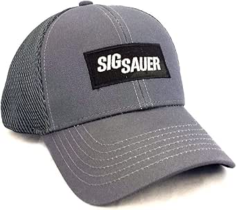 Sig Sauer Patch Trucker Hat (Charcoal) at Amazon Men’s Clothing store