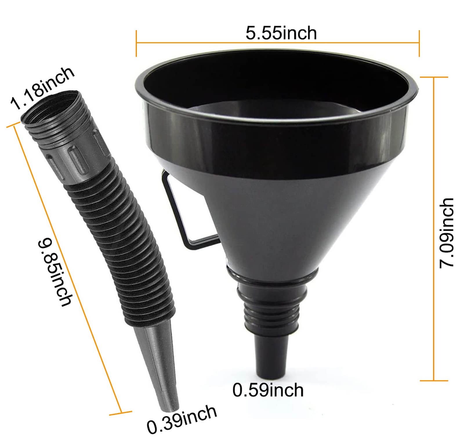 Mua Multi-fFunctional Plastic Funnel Oil Funnel and 4-Piece All Purpose ...