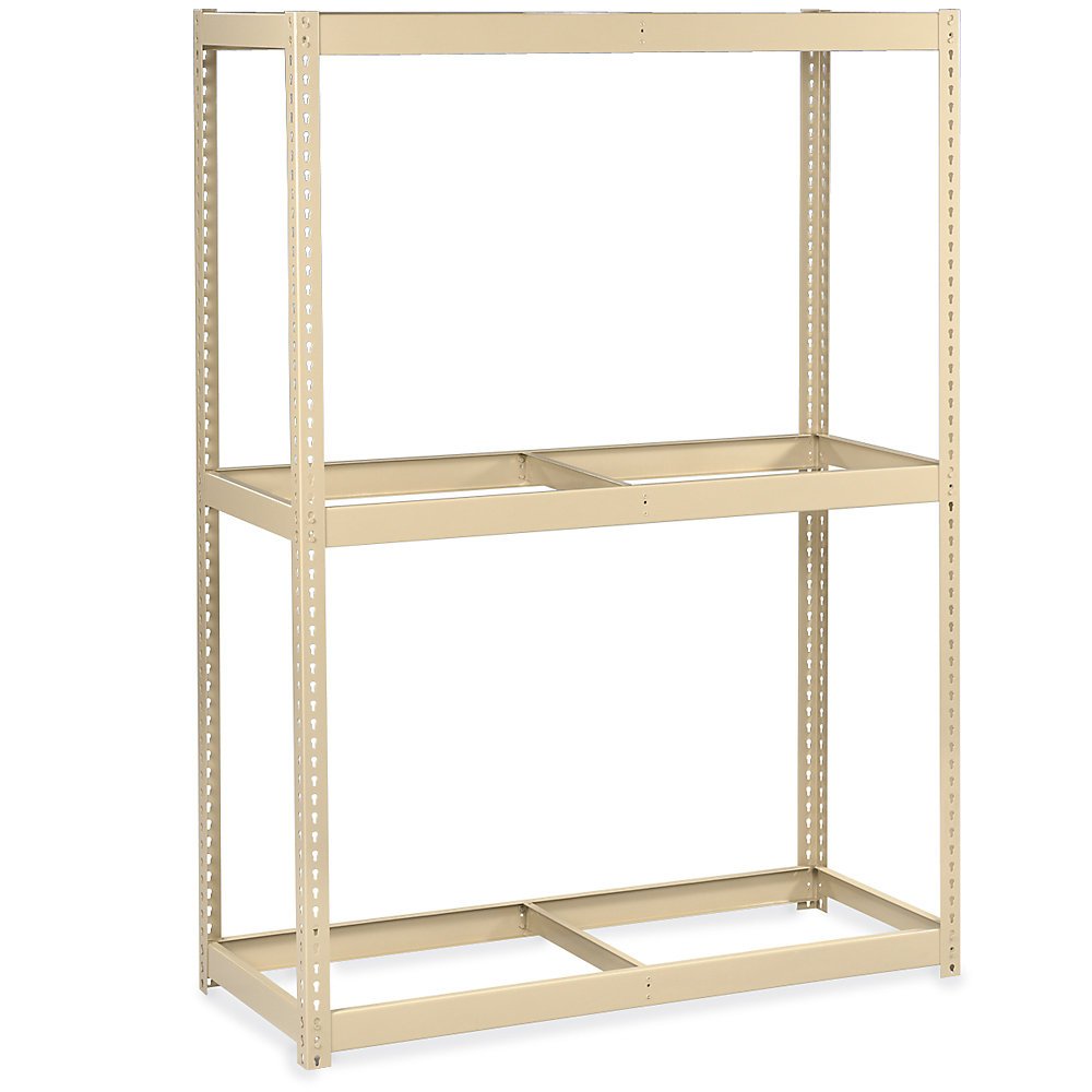 Amazon.com: Tennsco Z-Line Heavy-Duty Double-Rivet Shelving Without ...