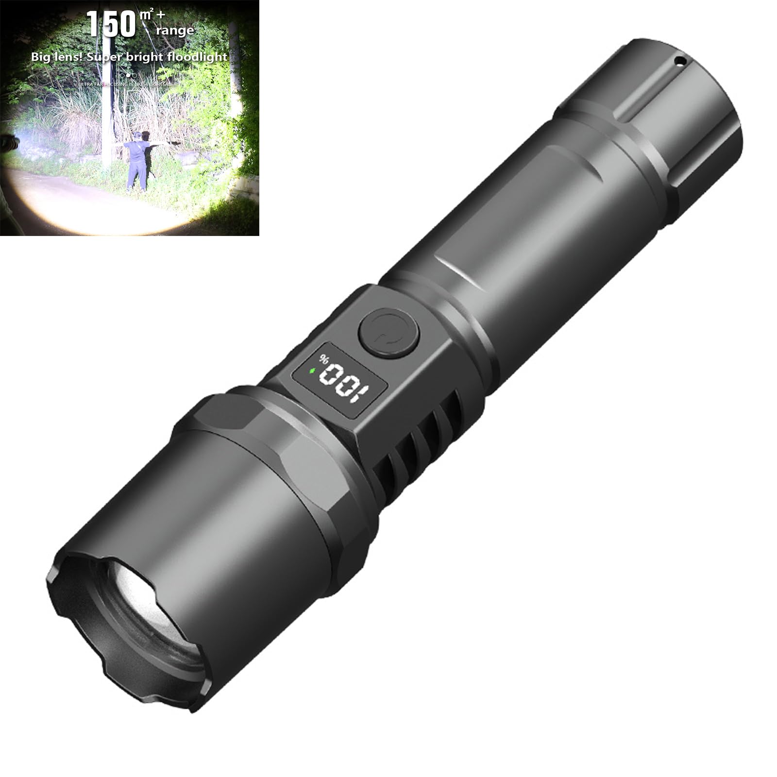Rechargeable Outdoor Flashlight, Super Bright Led Flashlight, Led ...