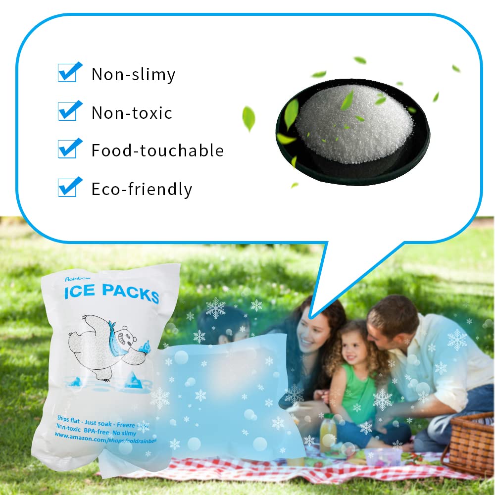 Mua RAINBOW Dry Ice Packs for Shipping Frozen Food - Reusable Ice Packs ...