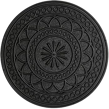 Amazon.com : Wrought Rubber Stepping Stone 12" Diameter : Outdoor ...