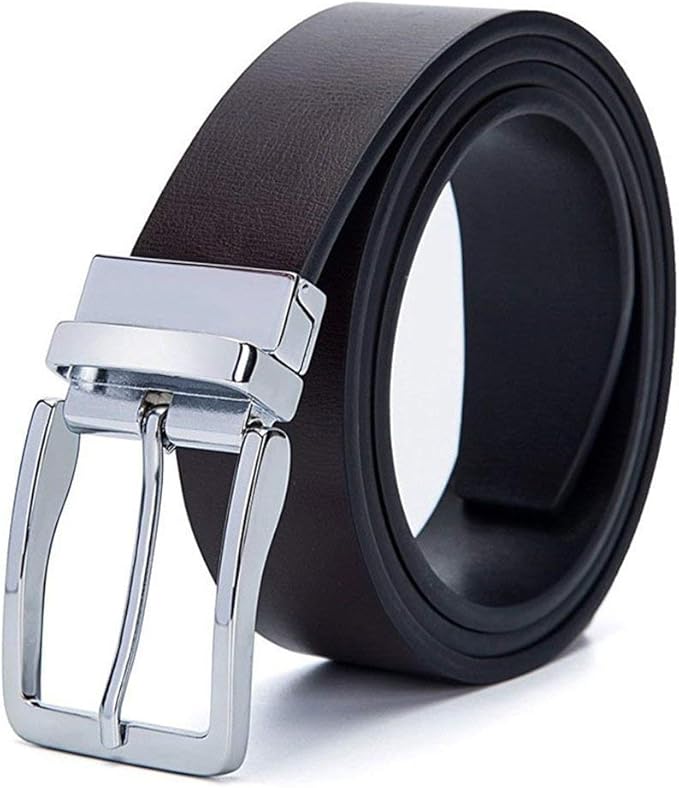 Cinturón De Vestir De Cuero Nener Para Regalos Elegante Reversible ...