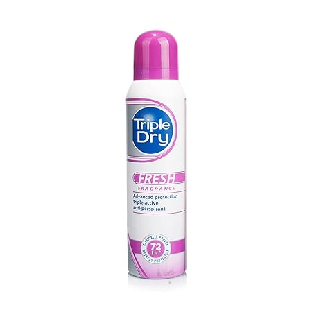 Triple Dry Anti-Perspirant Spray Fresh 150ml: Amazon.co.uk: Health ...