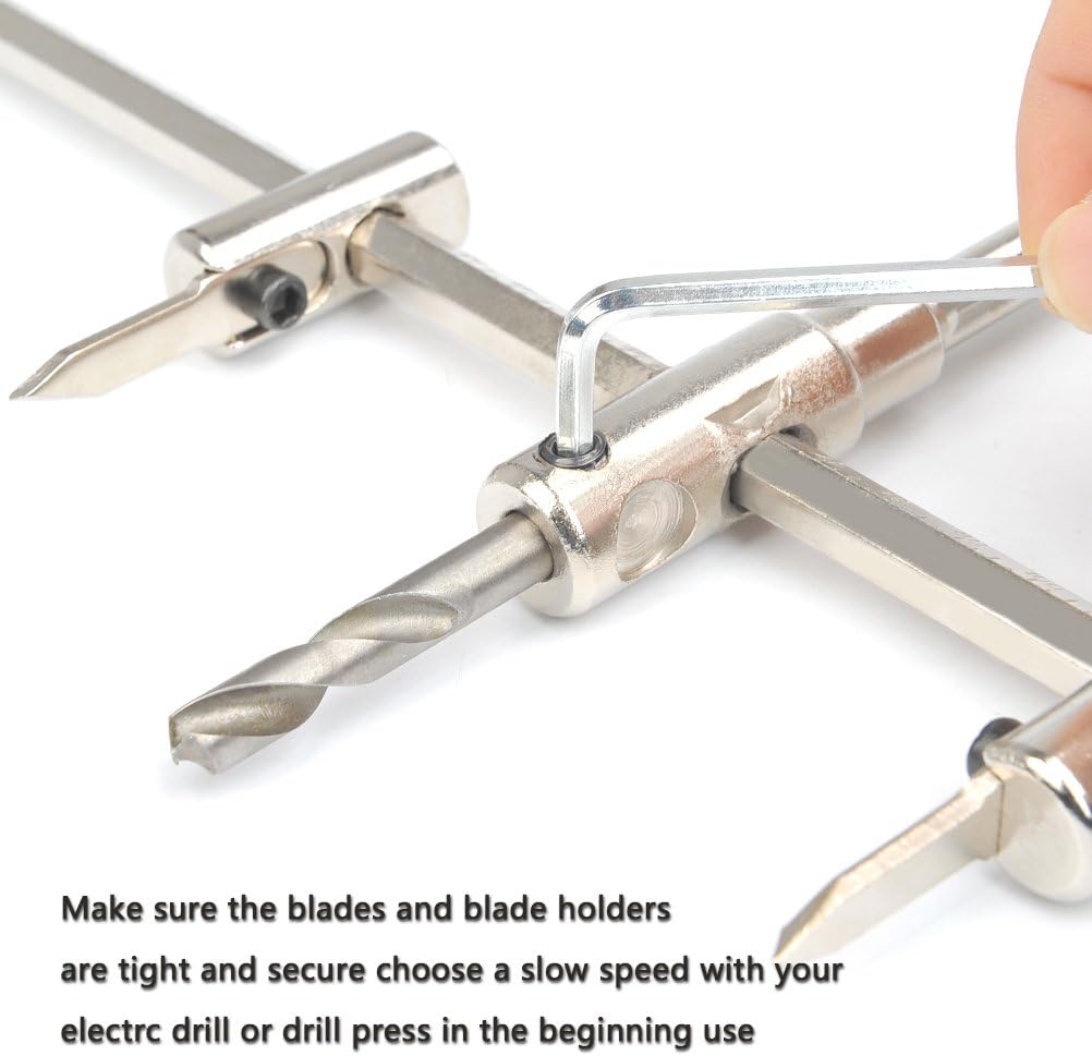 FOROREH Circle Saw Adjustable Alloy Circular Saw with 30-300mm Hole ...