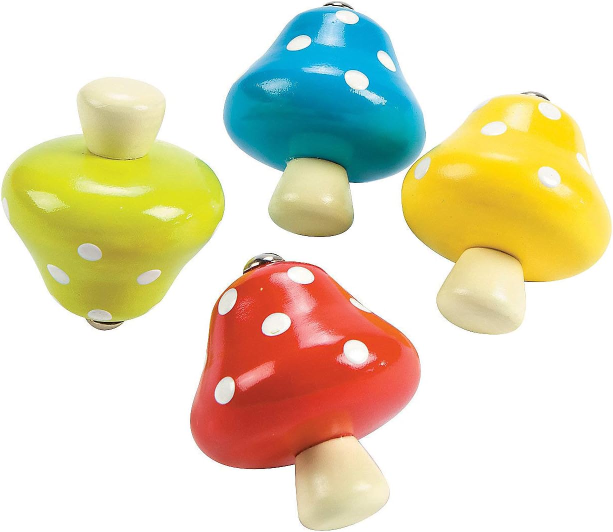 Amazon.com: Fun Express Mushroom Spin TOP - Toys - 12 Pieces: Toys & Games