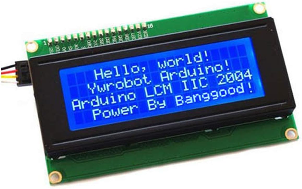 Youmile IIC/I2C/TWI Serial 2004 20×4 LCD Module Shield For Arduino UNO ...