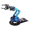 Robotic Arm Kit 6DOF Programming Robot Arm with 5 Servo, Handle, Mechanical Claw and More, PC ...