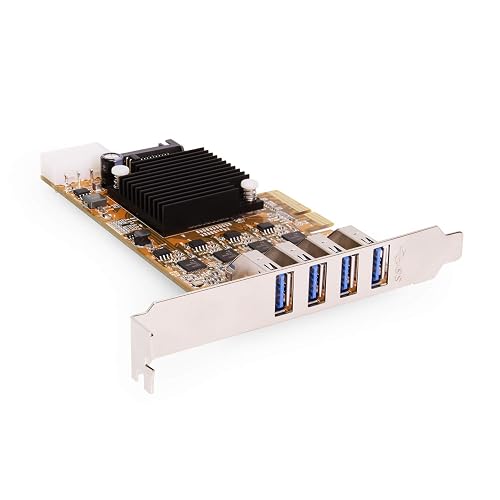 4 Channel USB 3.2 Gen 1 PCIe(x4) Card in Oman | Whizz USB Port Cards