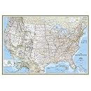 USA Classic Political Map Laminated: National Geographic Maps ...